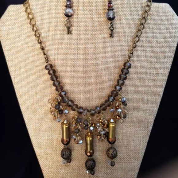 Bullets, Crystals & Bling. BB NE8. | Jewelry | Bullets Crystals Bling ...